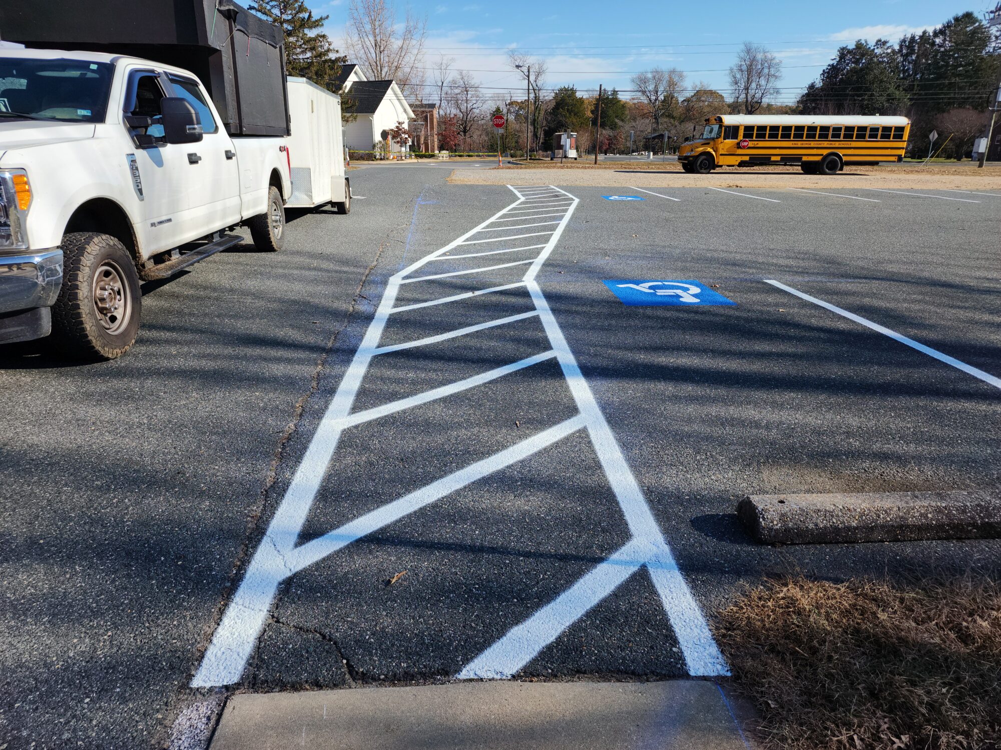 Striping/ Line Painting - Pro 1 Sealcoating
